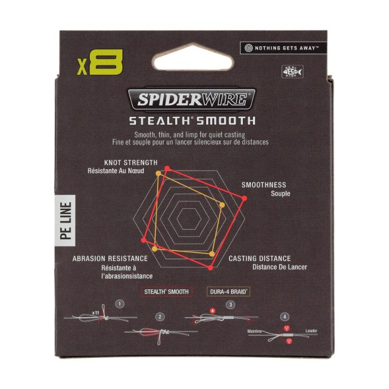 Spiderwire Stealth Smooth x8 PE-Braid 0,15 mm 16,5 kg 2000 m Moss Green
